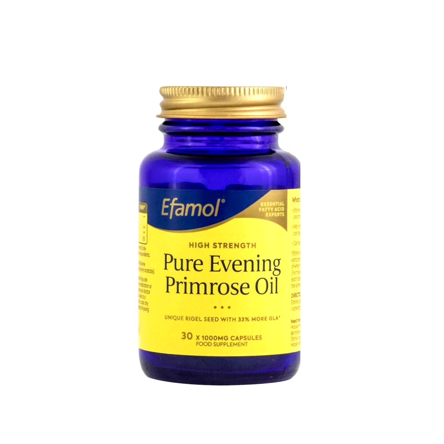 Efamol Pure Evening Primrose Oil 1000mg 30 Capsules | Holly's Wellness ...