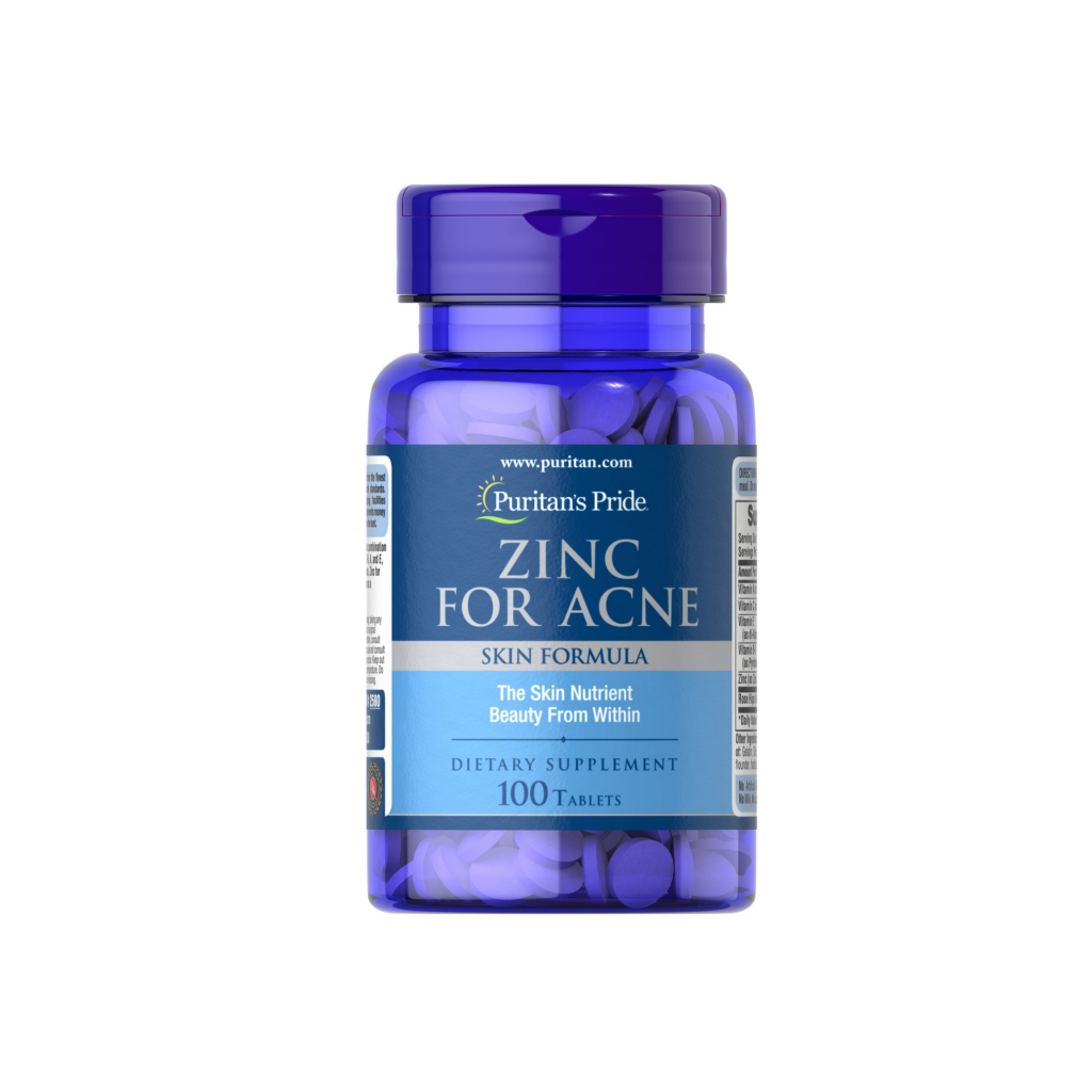 Puritan's Pride Zinc for Acne 100 tablets | Holly's Wellness Pharmacy