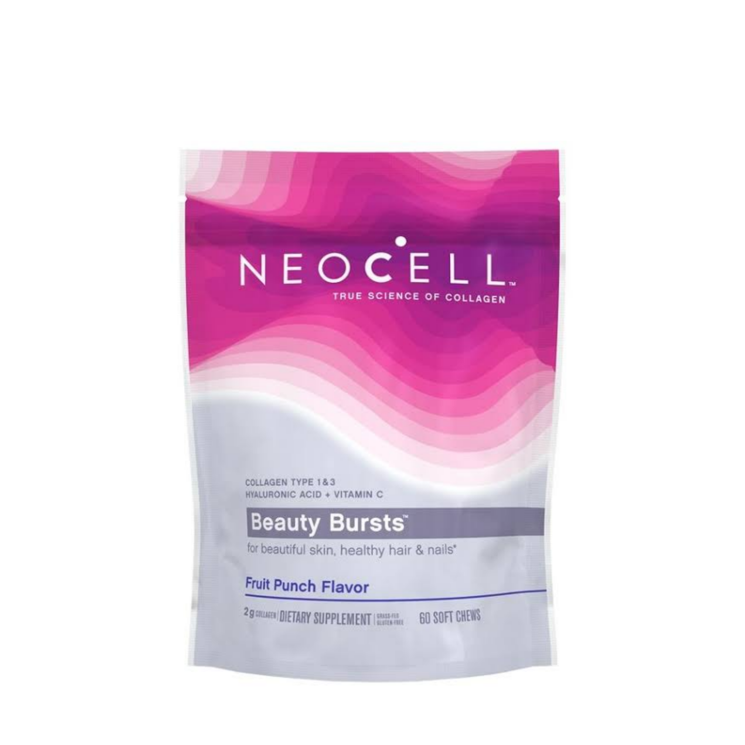 Neocell Beauty Bursts Gourmet Collagen Soft Chews 2,000 mg 60 Soft ...