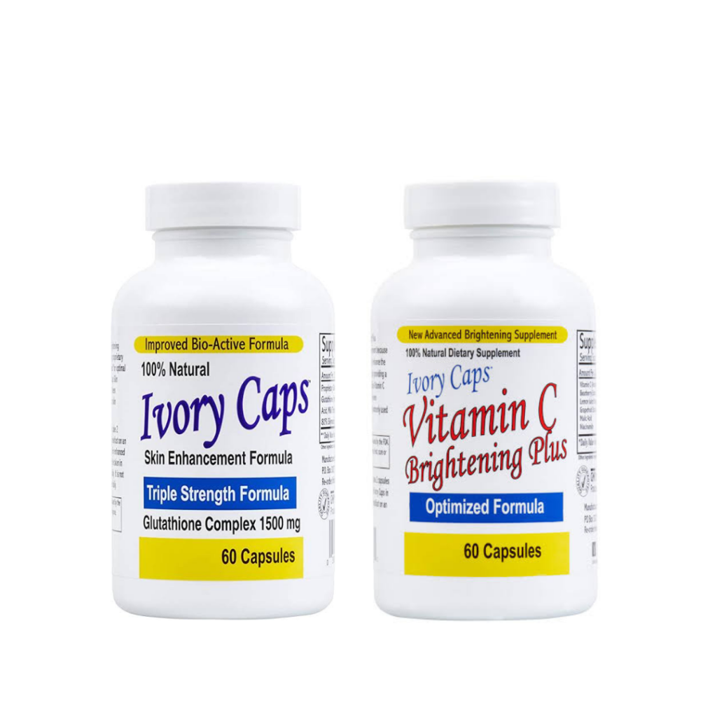 Ivory Caps Skin Enhancement Formula Glutathione Complex and Vitamin C ...
