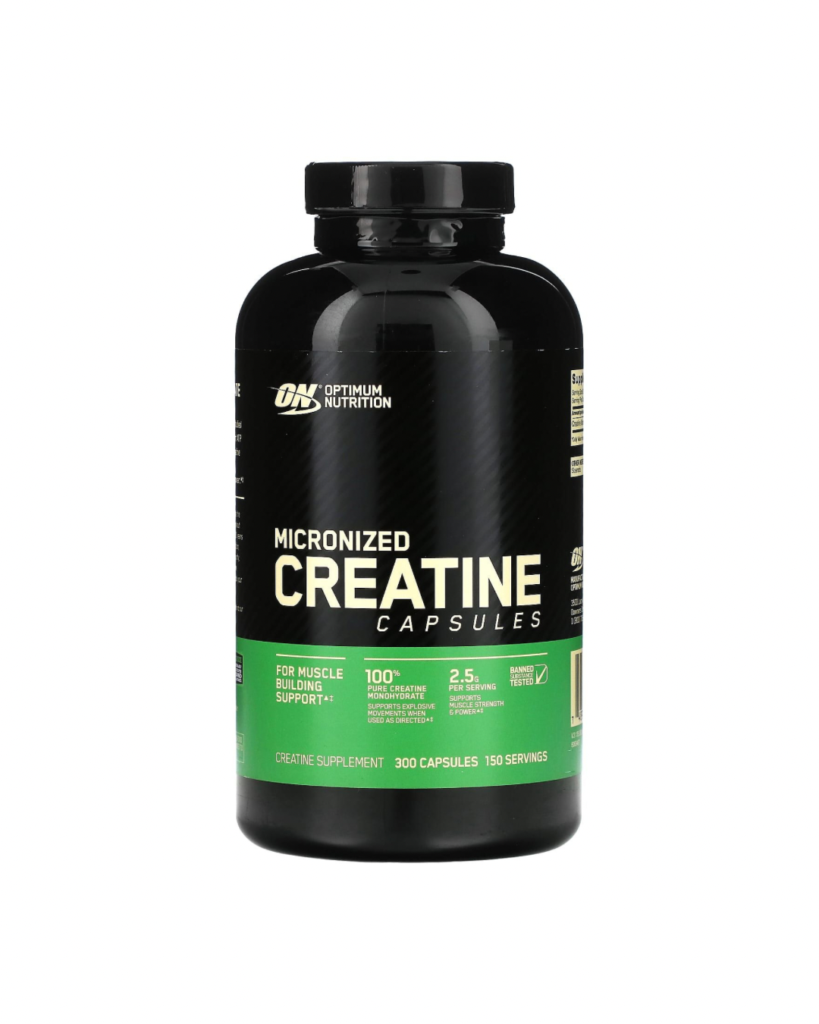 Optimum Nutrition, Micronized Creatine, 300 Capsules | Holly's Wellness ...